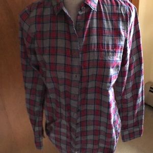 J. Crew | Tops | Jcrew Plaid Flannel Shirt | Poshmark